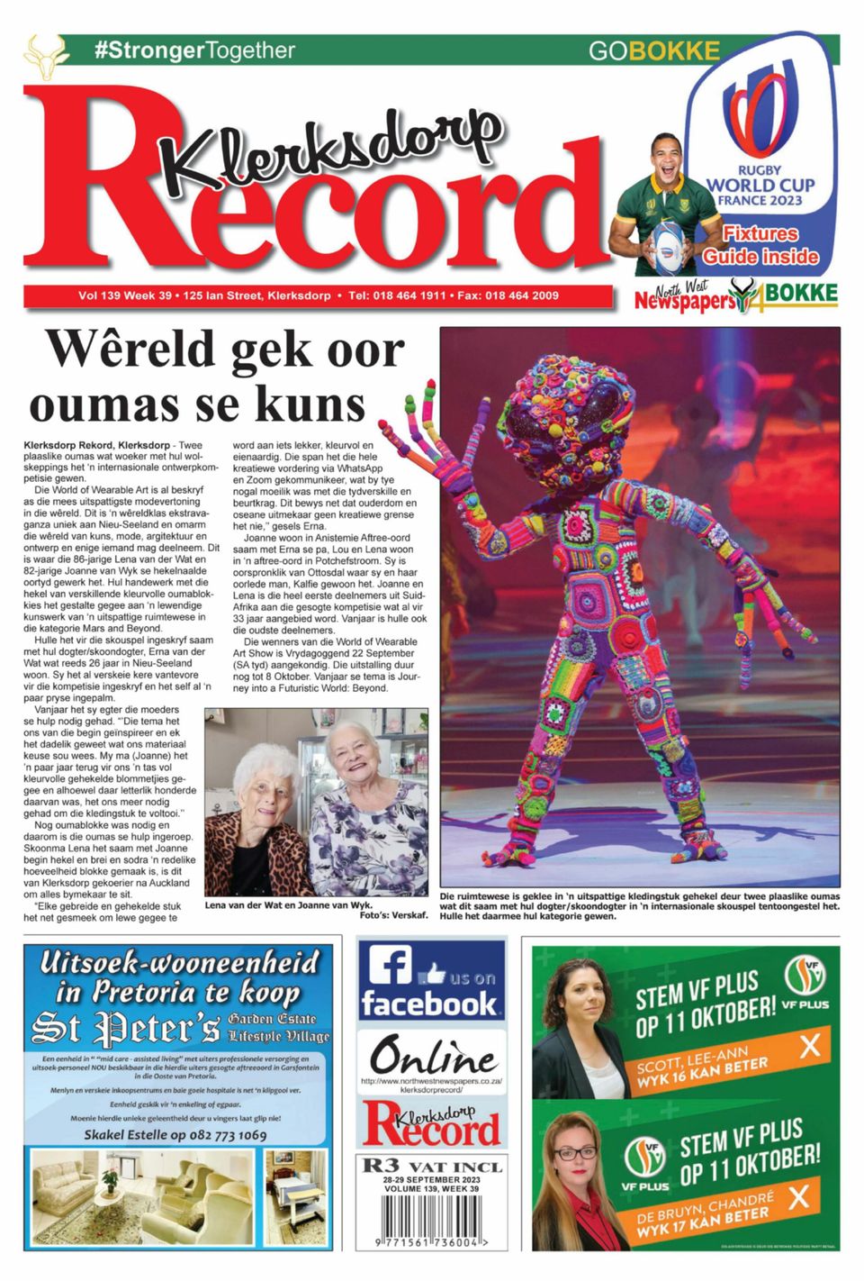 Get digital access to Klerksdorp Record - September 28, 2023 issue | Magzter.com