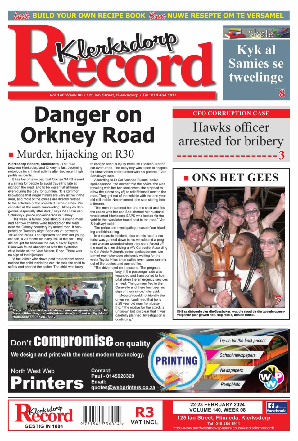 Get digital access to Klerksdorp Record - February 23, 2024 issue | Magzter.com