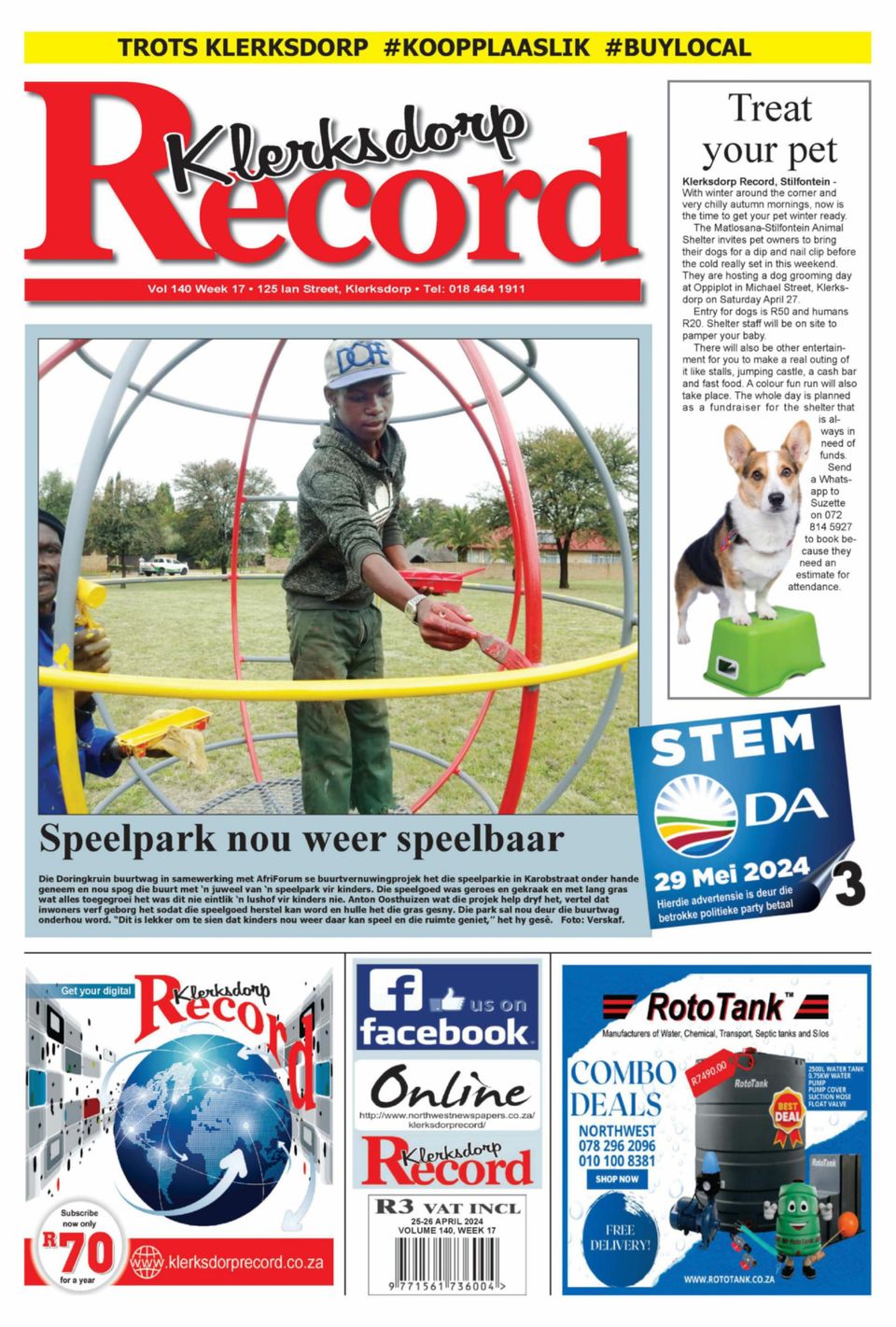 Klerksdorp Record Newspaper - Get your Digital Subscription