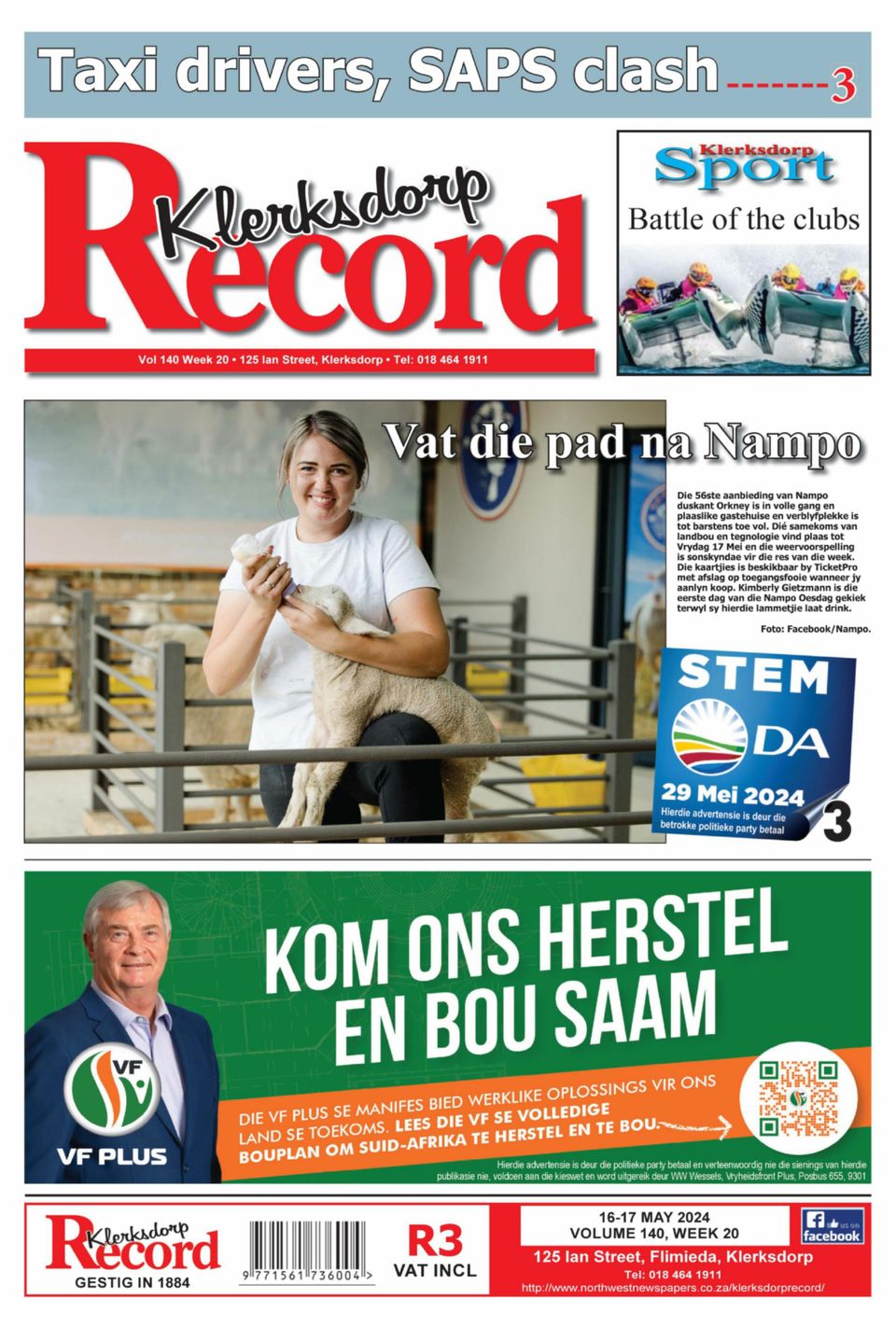 Klerksdorp Record Newspaper - Get your Digital Subscription