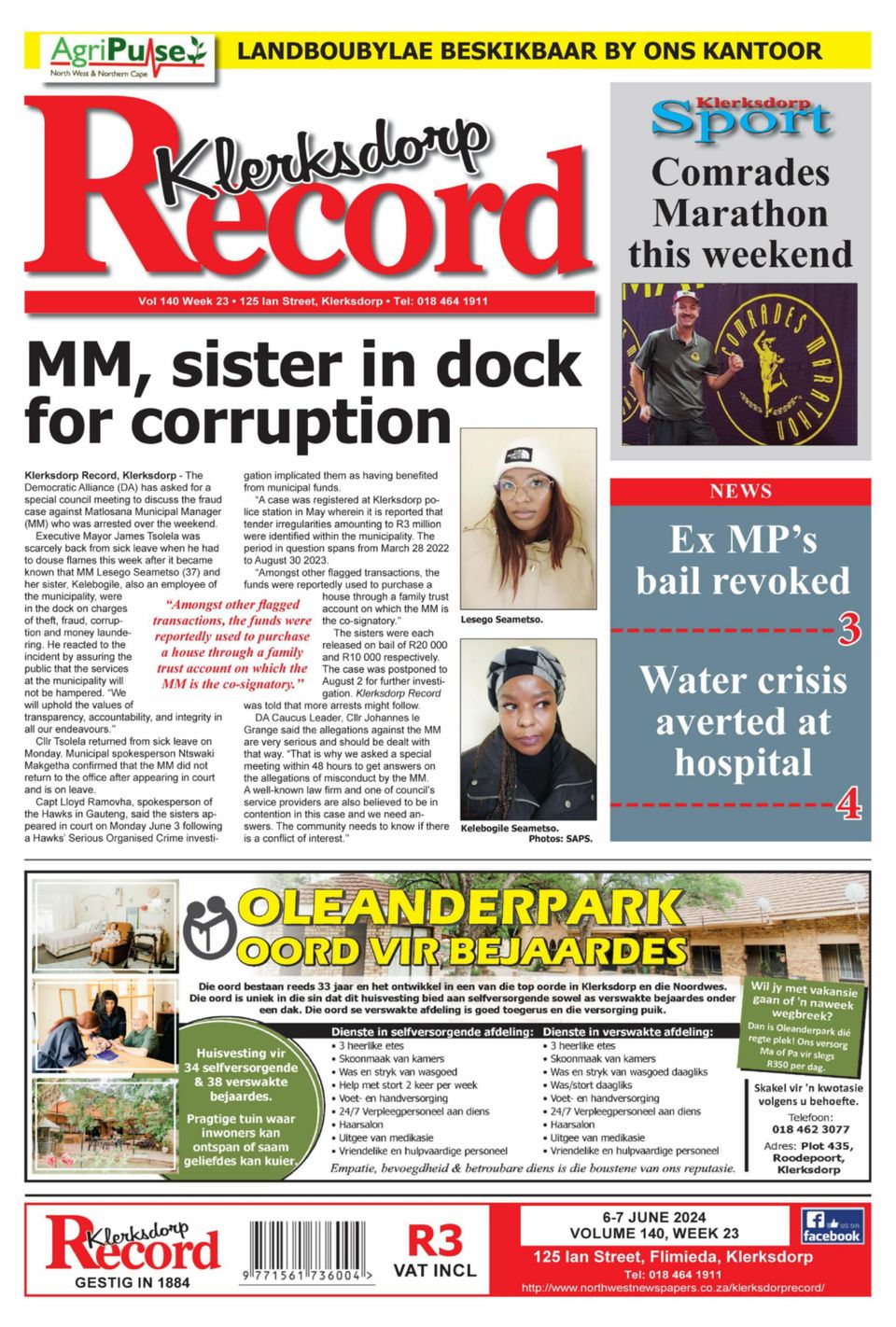 Klerksdorp Record Newspaper - Get your Digital Subscription