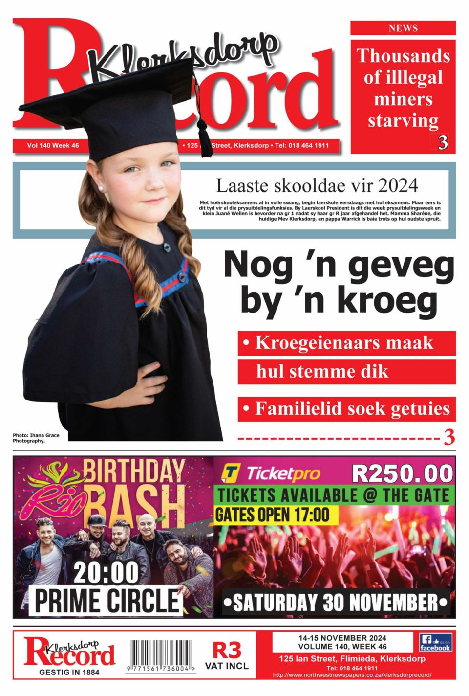 Get digital access to Klerksdorp Record - November 15, 2024 issue | Magzter.com