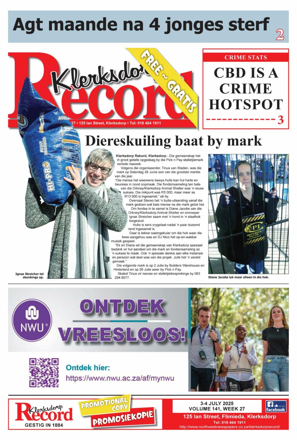 Get digital access to Klerksdorp Record Newspaper | Magzter.com