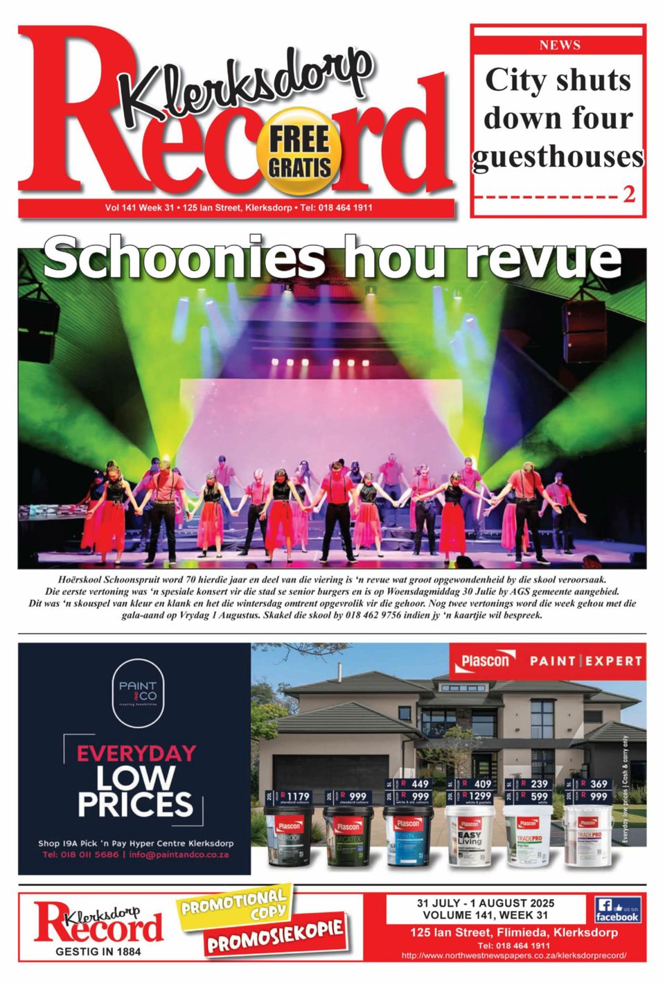Get digital access to Klerksdorp Record Newspaper | Magzter.com