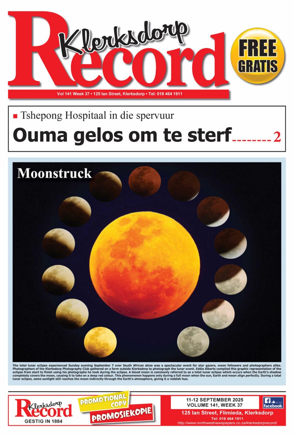 Get digital access to Klerksdorp Record Newspaper | Magzter.com