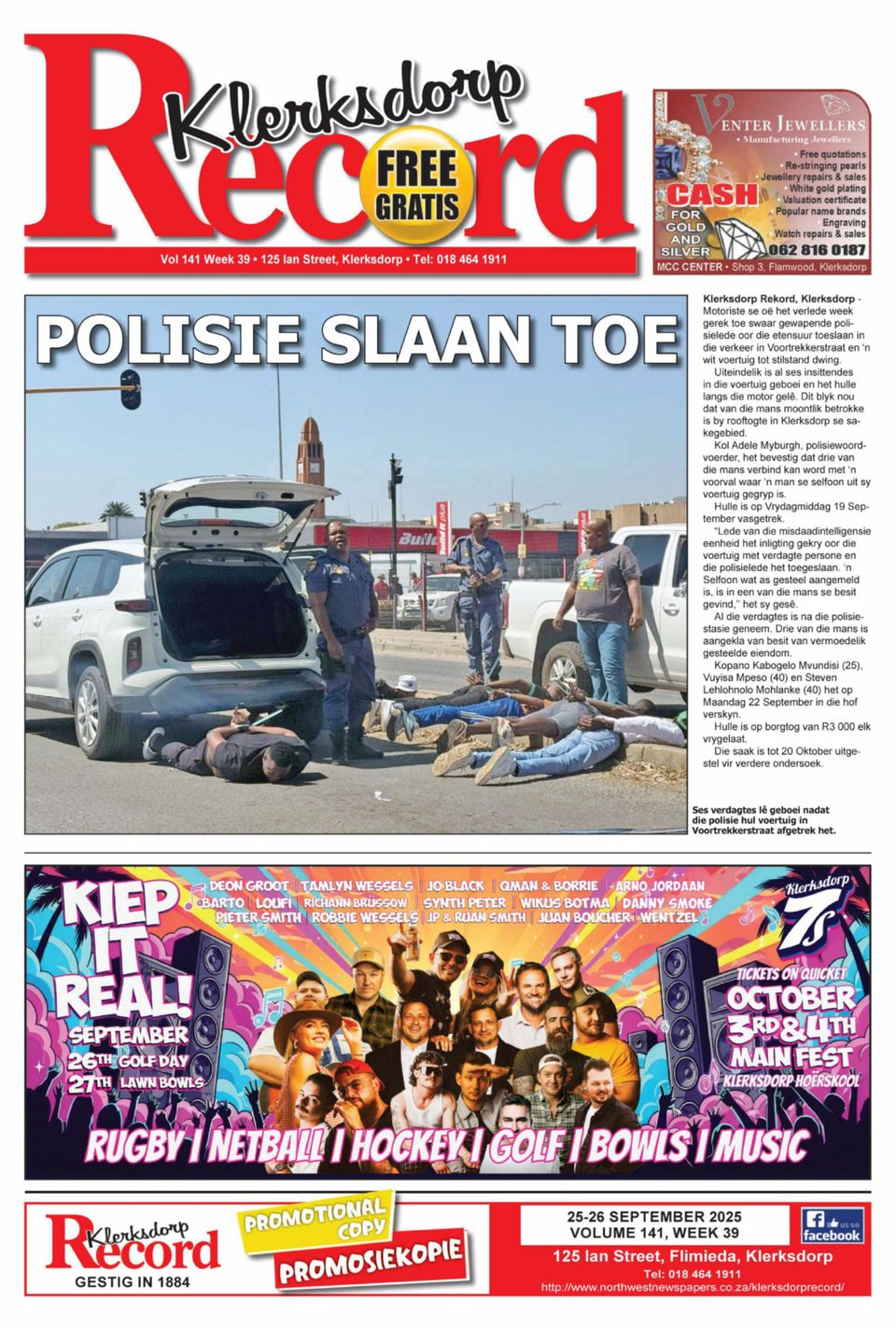 Get digital access to Klerksdorp Record Newspaper | Magzter.com