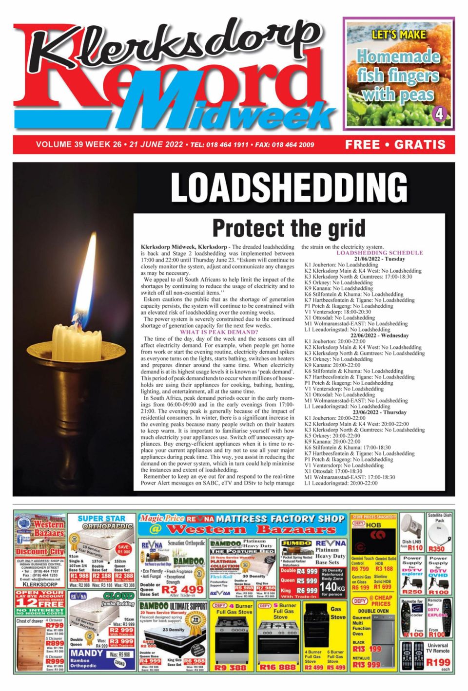 Klerksdorp Midweek-June 21, 2022 Newspaper - Get your Digital Subscription