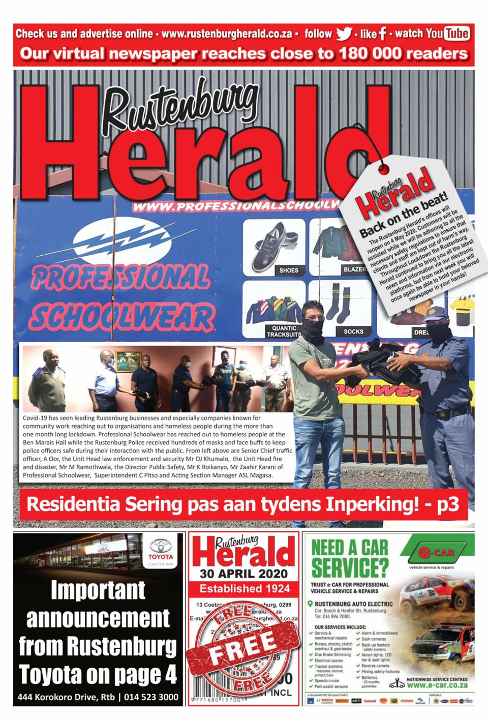 Get digital access to Rustenburg Herald - April 30, 2020 issue ...