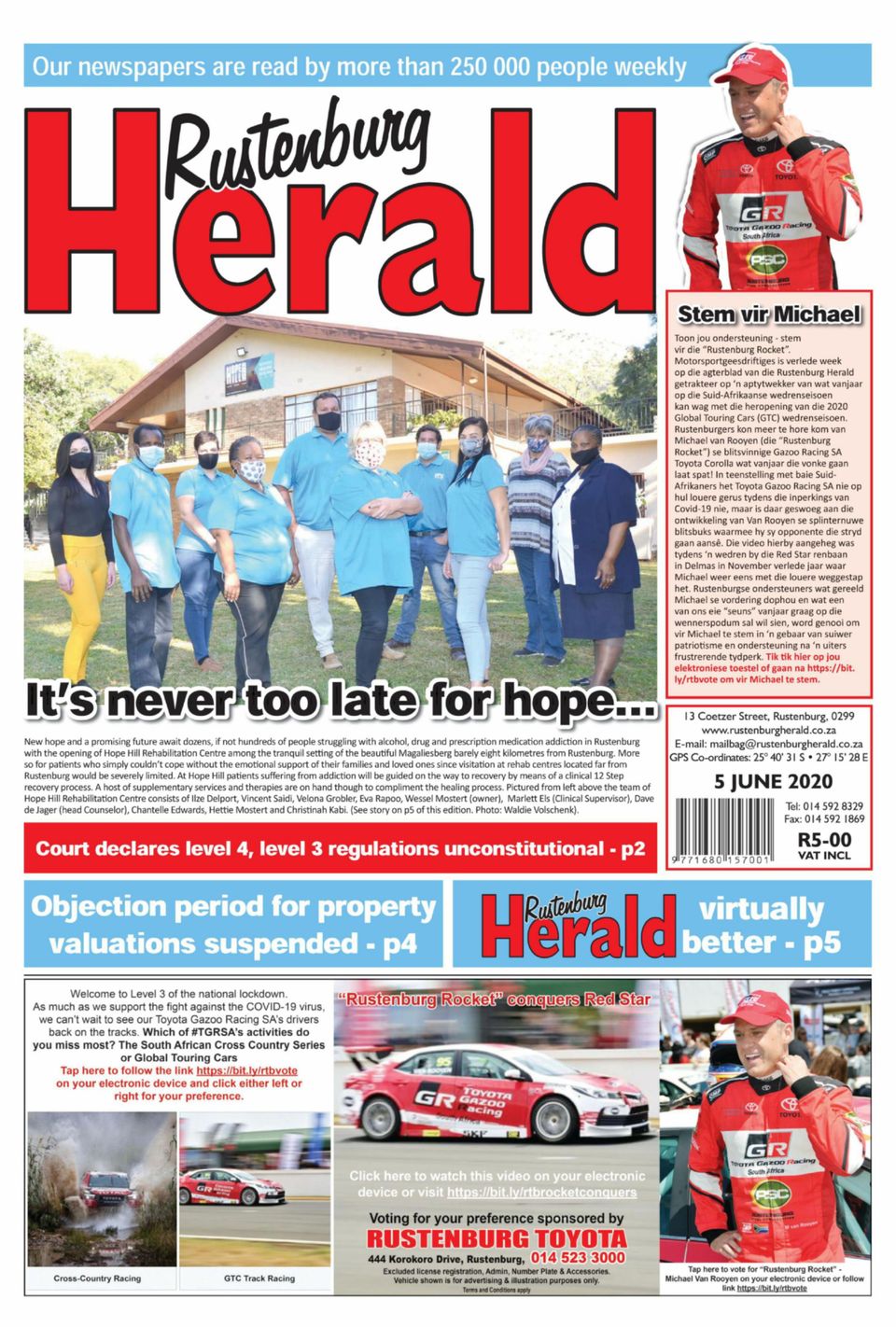 Get digital access to Rustenburg Herald - June 5, 2020 issue | Magzter.com