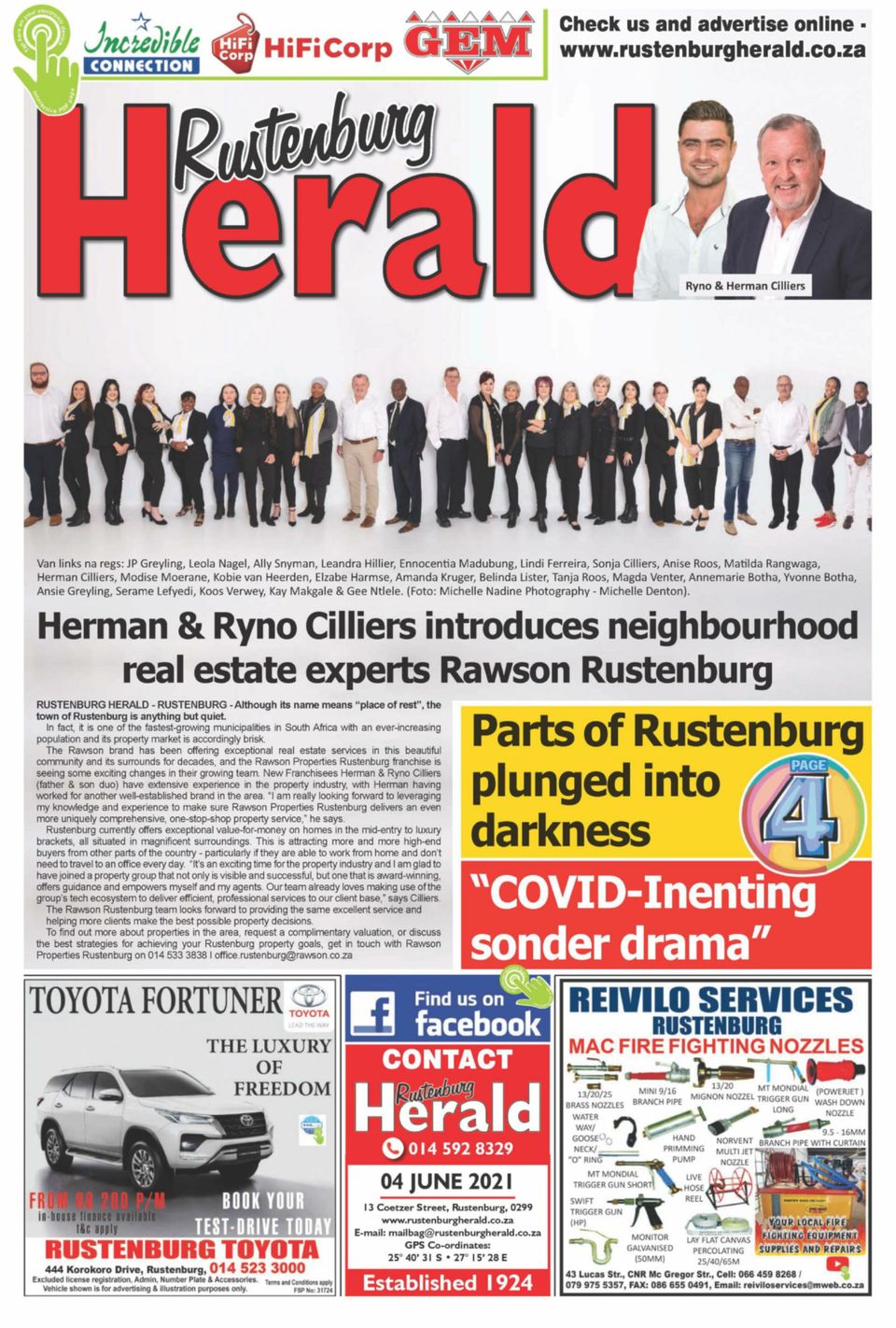 Get digital access to Rustenburg Herald - June 04, 2021 issue | Magzter.com