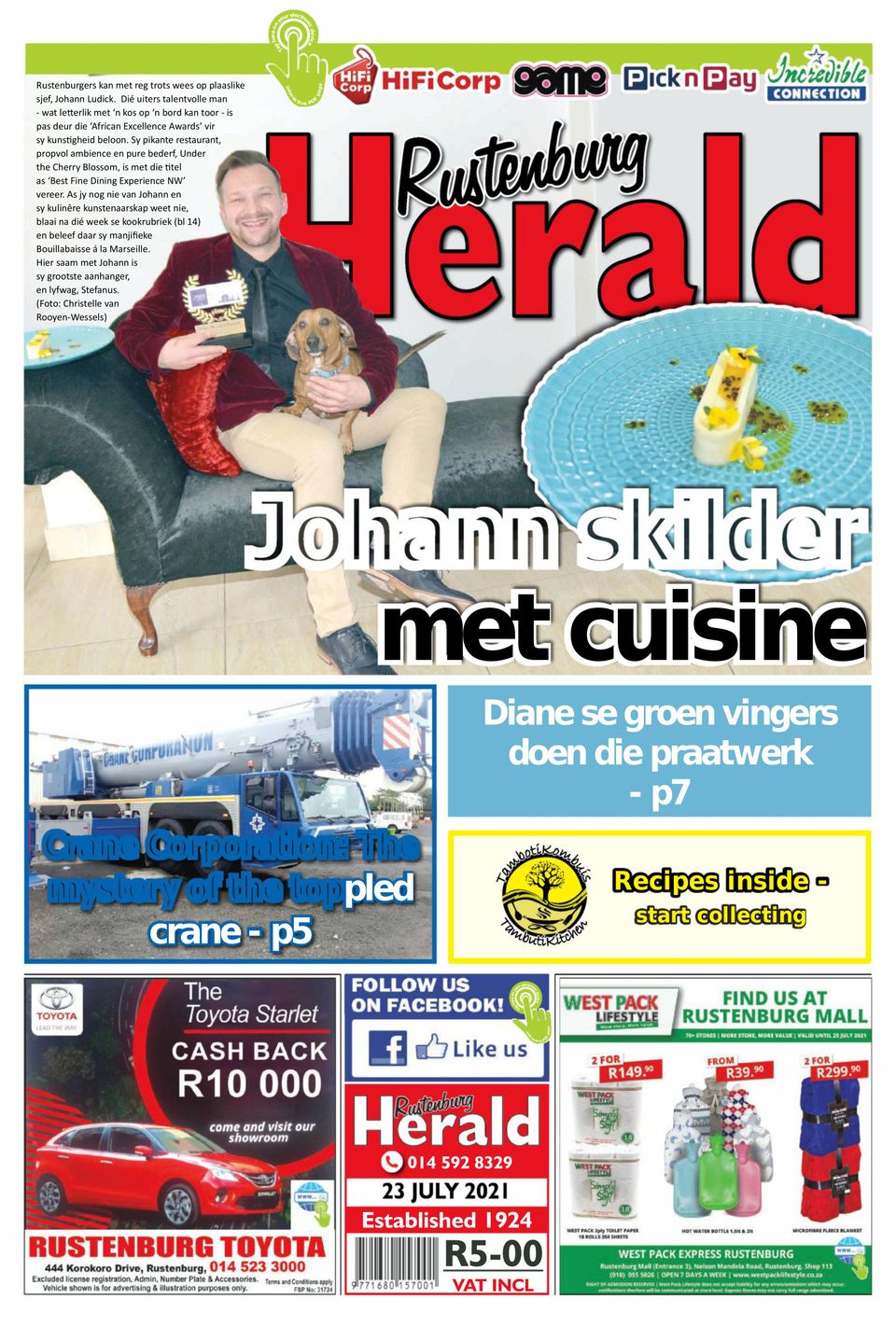 Get digital access to Rustenburg Herald - July 23, 2021 issue | Magzter.com