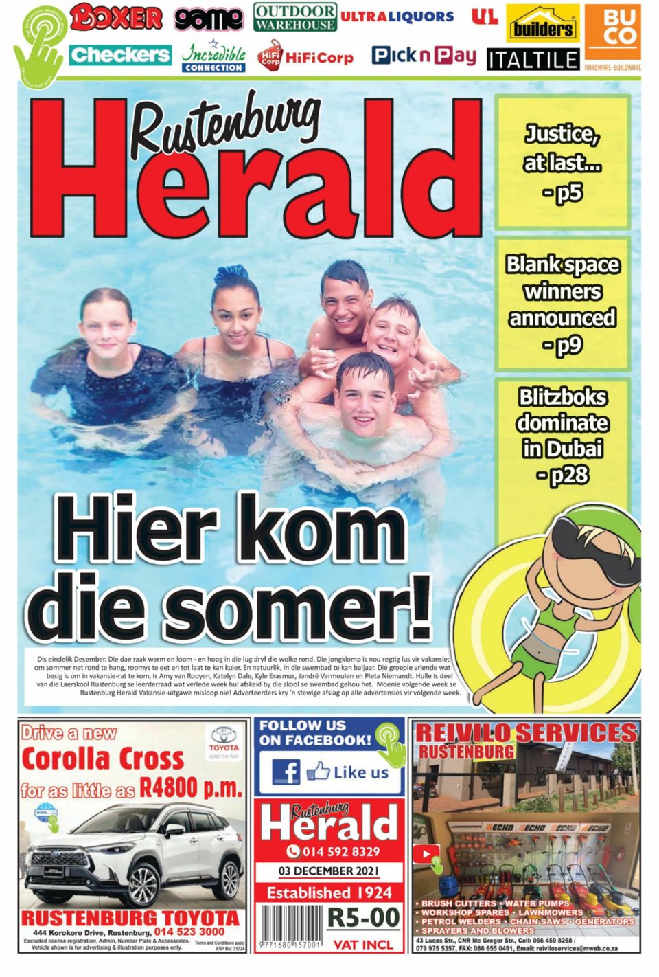 Get digital access to Rustenburg Herald - December 03, 2021 issue ...