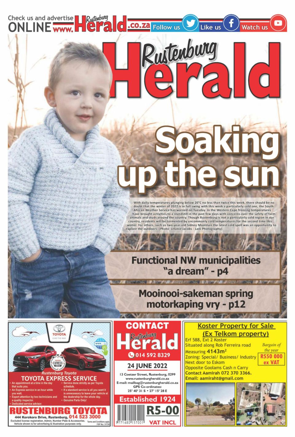 Get digital access to Rustenburg Herald - June 24, 2022 issue | Magzter.com