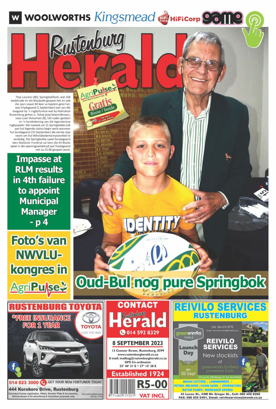 Get digital access to Rustenburg Herald - September 08, 2023 issue ...