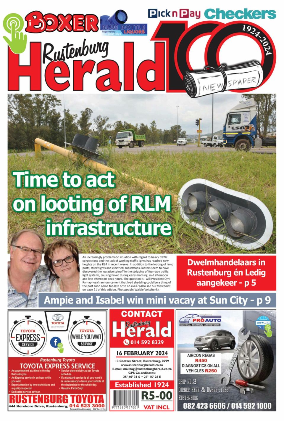Rustenburg Herald Newspaper - Get your Digital Subscription