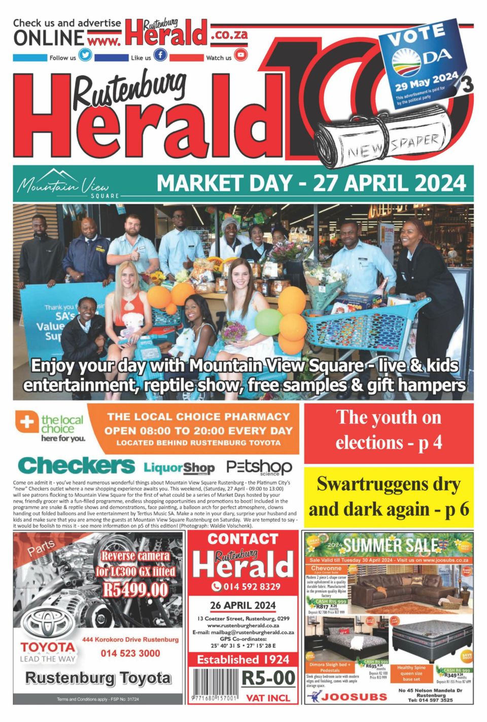 Rustenburg Herald Newspaper - Get your Digital Subscription