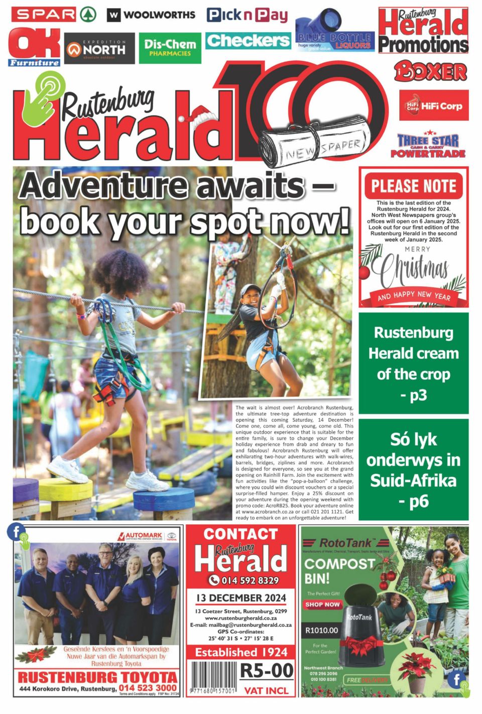 Get digital access to Rustenburg Herald Newspaper | Magzter.com