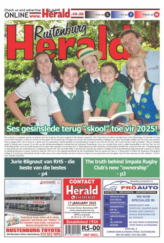 Get digital access to Rustenburg Herald Newspaper | Magzter.com