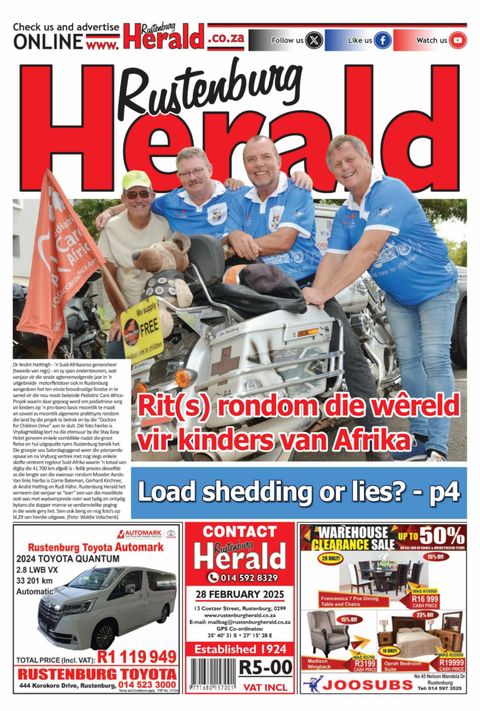 Get digital access to Rustenburg Herald Newspaper | Magzter.com