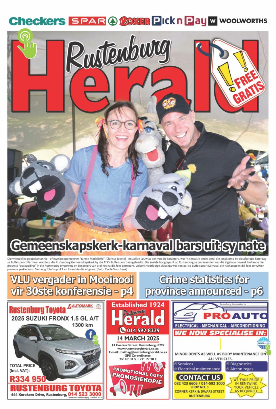 Get digital access to Rustenburg Herald - March 14, 2025 issue ...