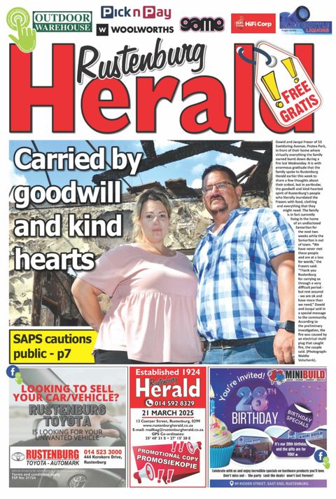 Get digital access to Rustenburg Herald Newspaper | Magzter.com