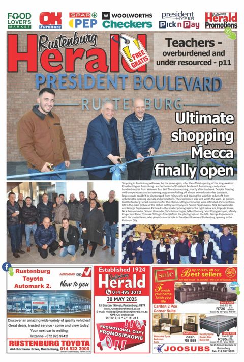 Get digital access to Rustenburg Herald Newspaper | Magzter.com