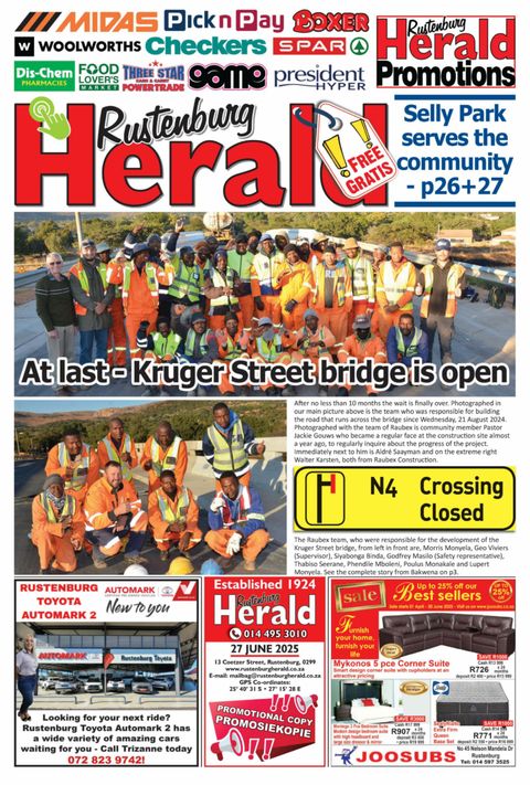 Get digital access to Rustenburg Herald Newspaper | Magzter.com