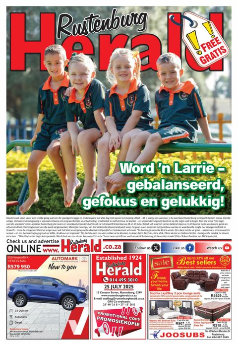 Get digital access to Rustenburg Herald Newspaper | Magzter.com