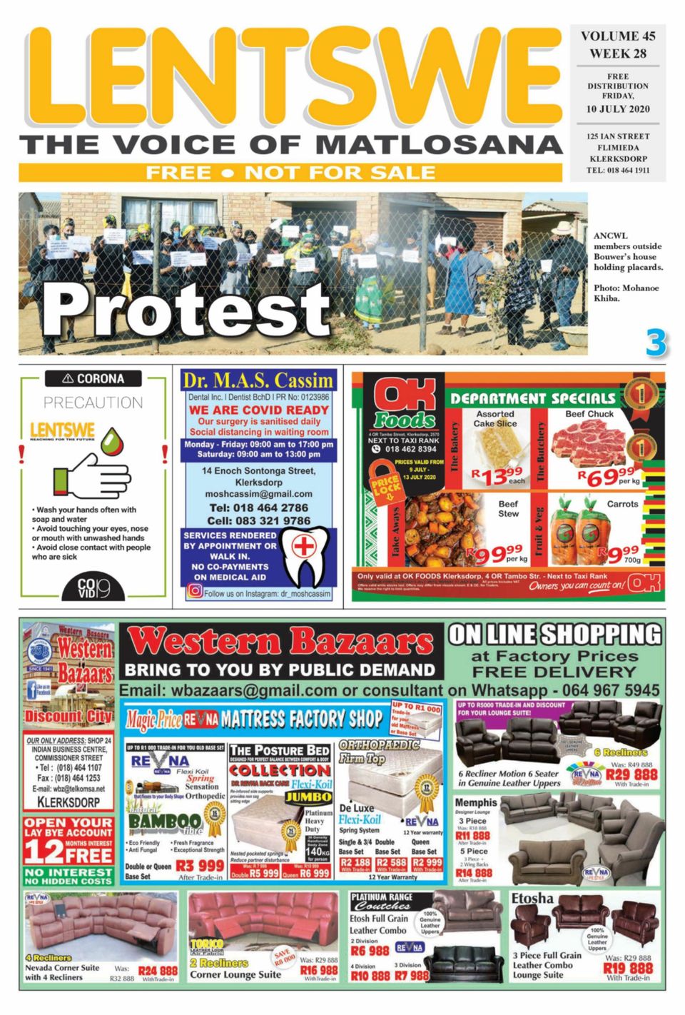 Get digital access to Klerksdorp Lentswe - July 10, 2020 issue ...
