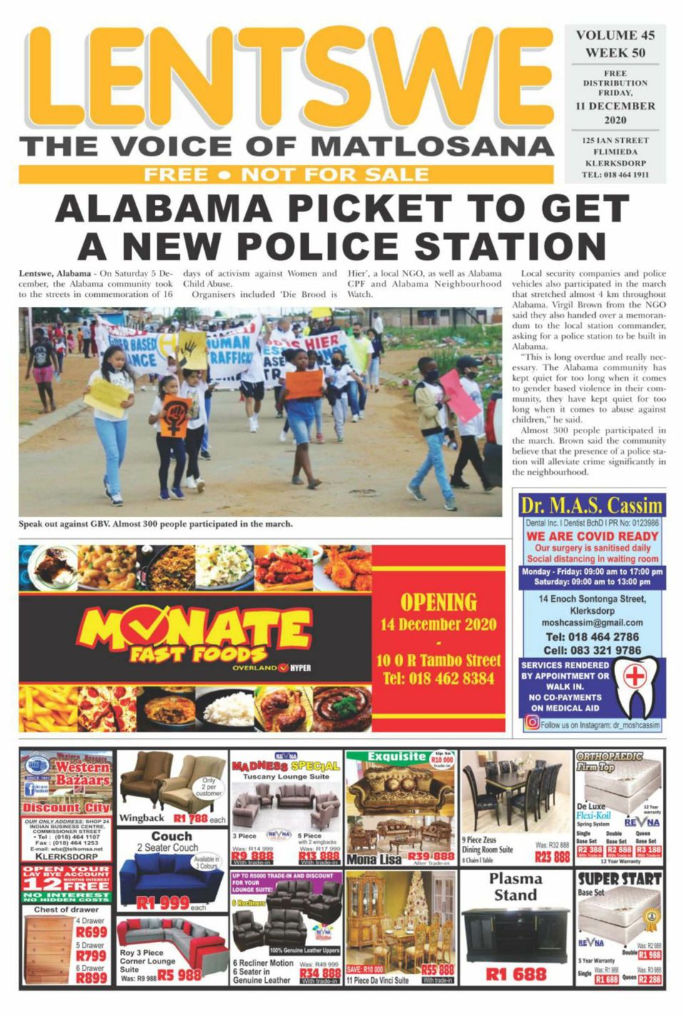 Get digital access to Klerksdorp Lentswe - December 11, 2020 issue ...