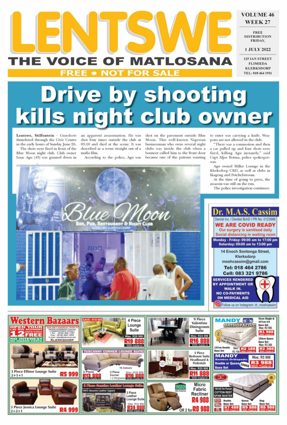 Klerksdorp Lentswe Newspaper Get Your Digital Subscription