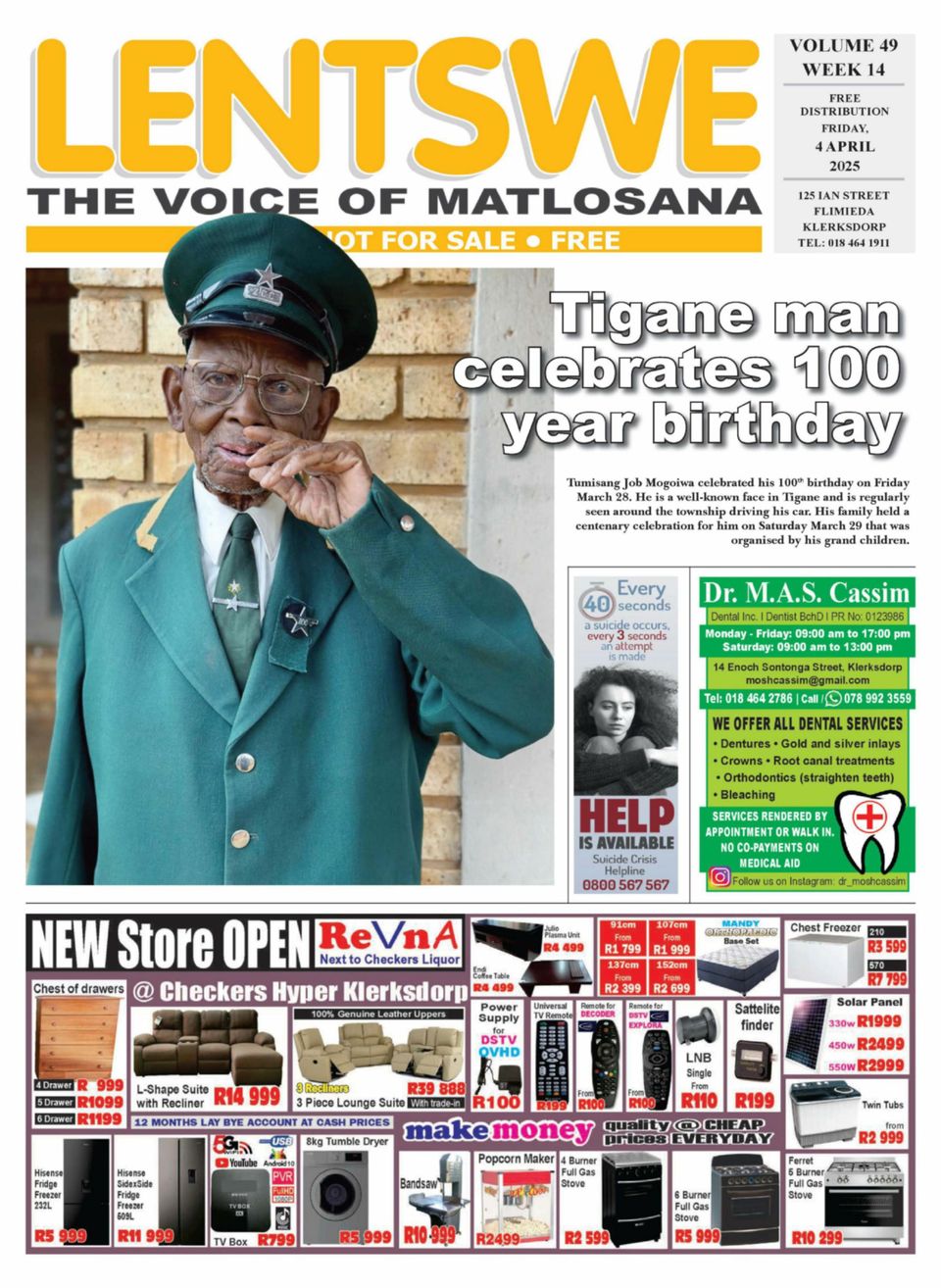 Get digital access to Klerksdorp Lentswe Newspaper | Magzter.com