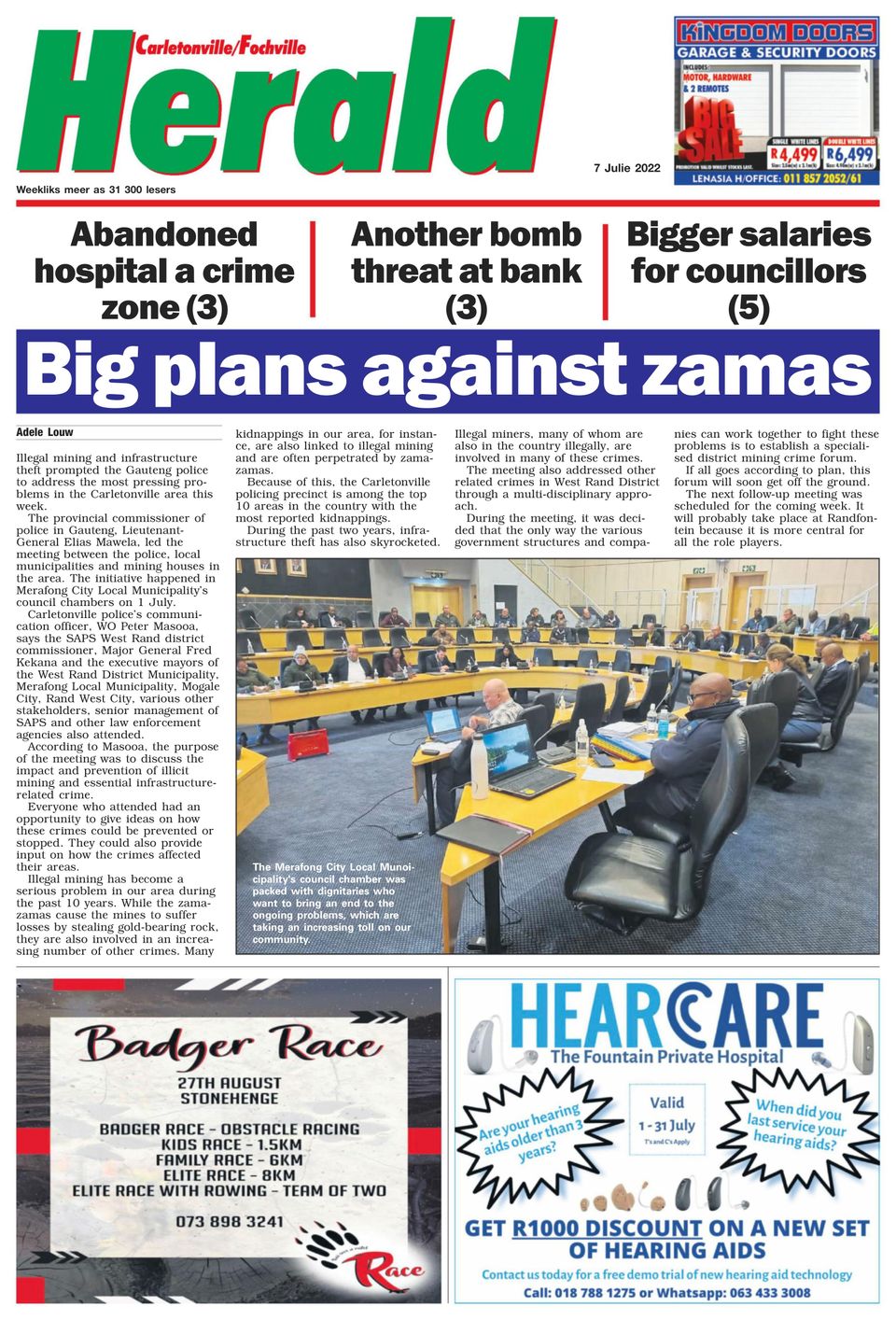 Get digital access to Carletonville Herald - July 07, 2022 issue ...