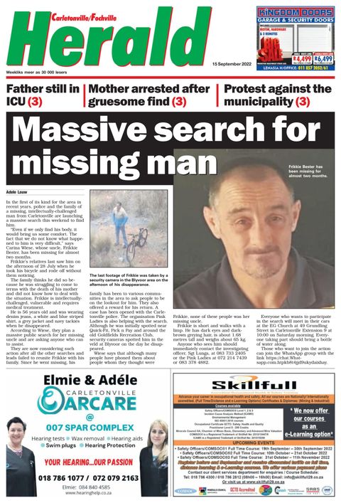 Get digital access to Carletonville Herald Newspaper | Magzter.com