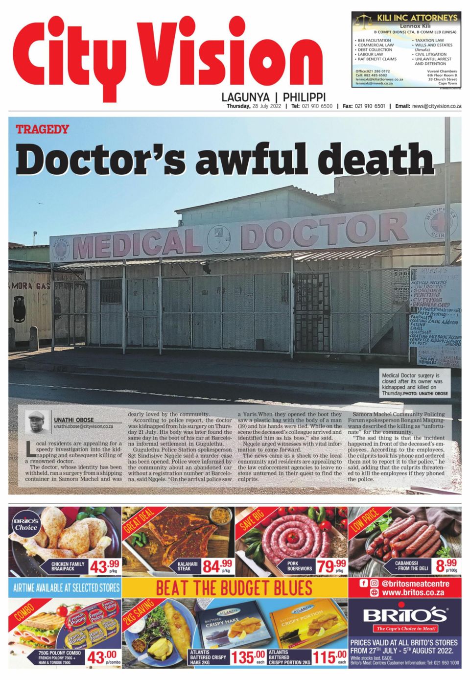 City Vision-July 28, 2022 Newspaper - Get your Digital Subscription