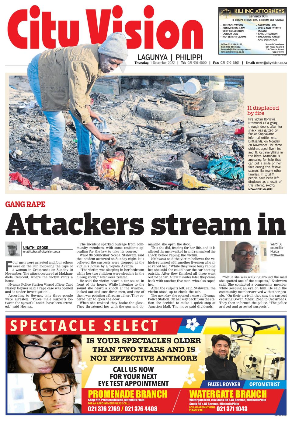 City Vision-December 01, 2022 Newspaper - Get your Digital Subscription