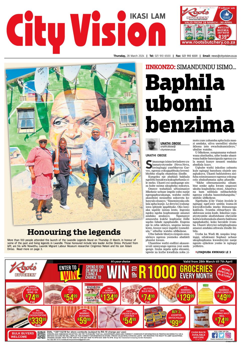 City Vision-March 28, 2024 Newspaper - Get your Digital Subscription
