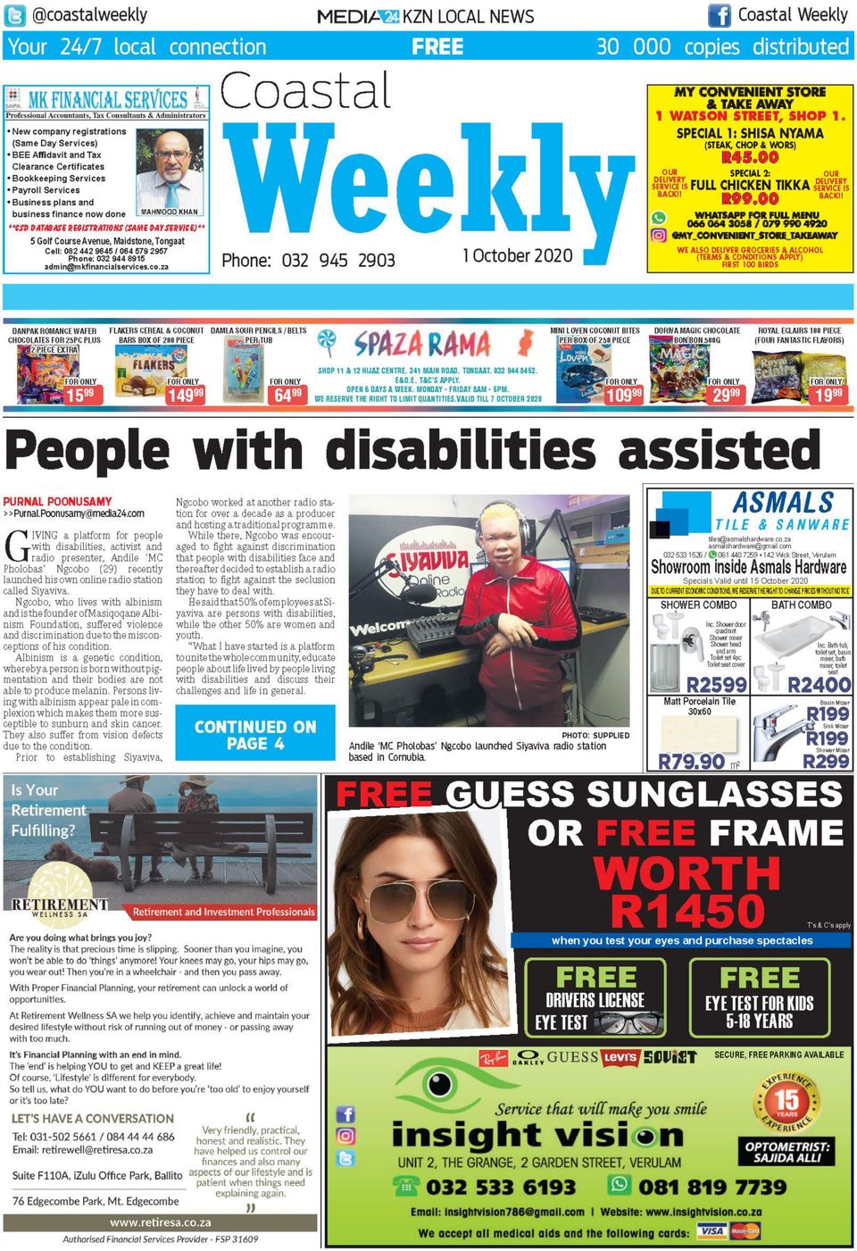 Coastal Weekly-October 1, 2020 Newspaper - Get your Digital Subscription