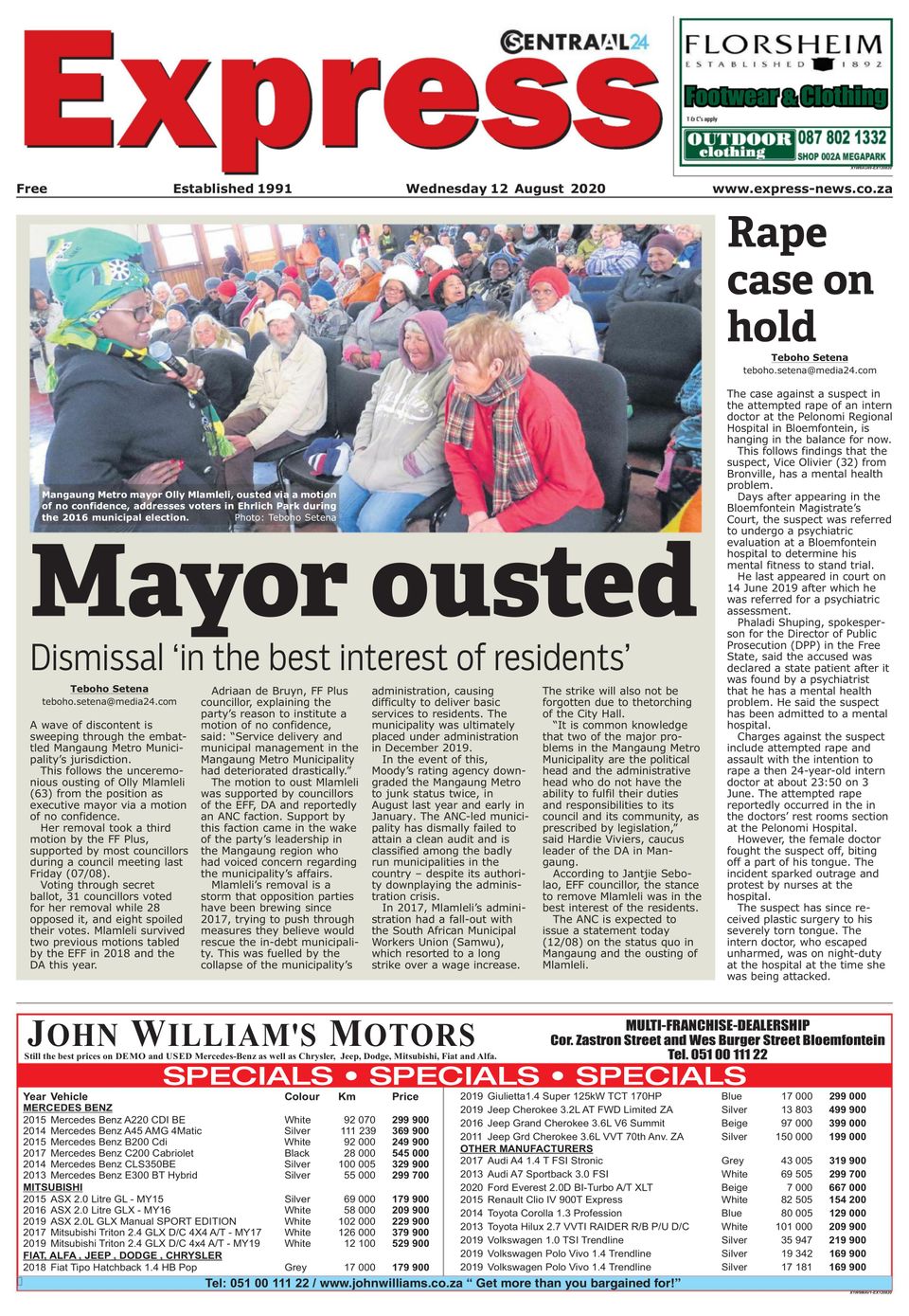 Express-August 12, 2020 Newspaper - Get your Digital Subscription