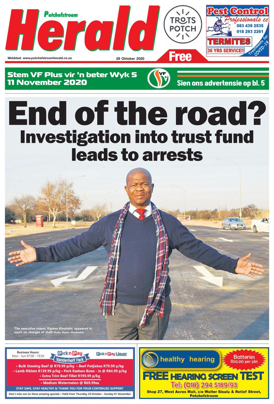 Get digital access to Potchefstroom Herald - October 29, 2020 issue ...