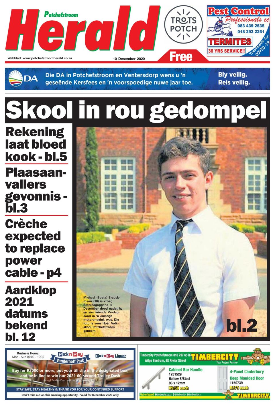Get digital access to Potchefstroom Herald - December 10, 2020 issue ...