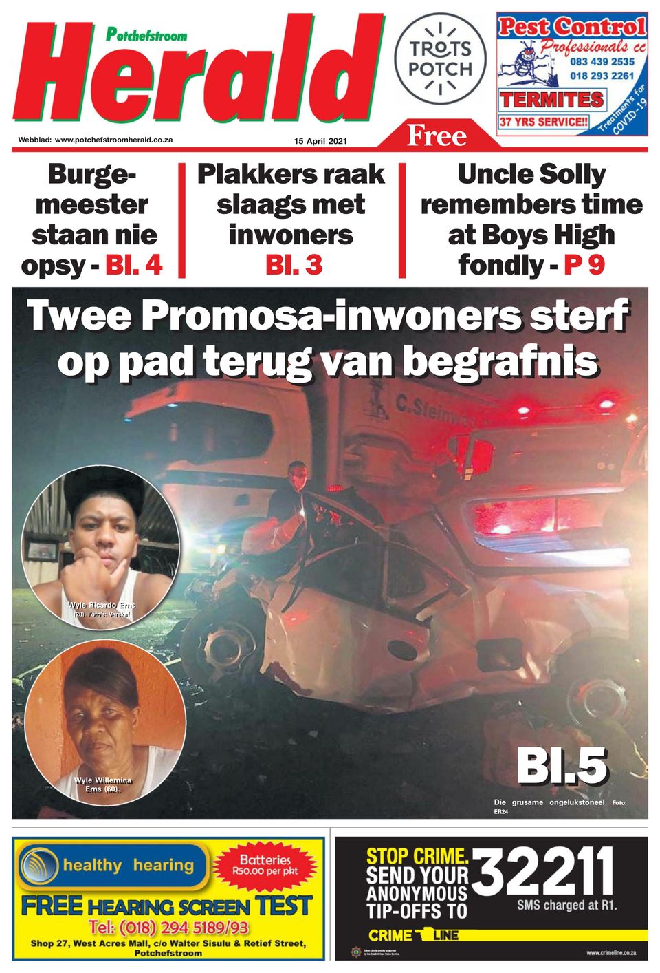 Get digital access to Potchefstroom Herald - April 15, 2021 issue ...
