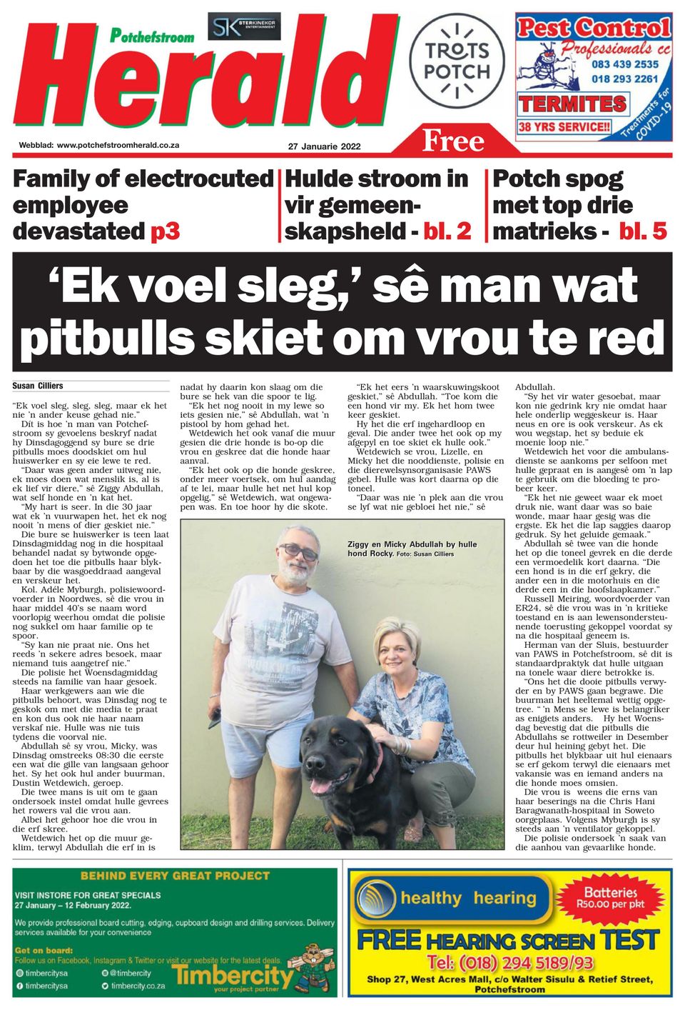 Get digital access to Potchefstroom Herald - January 27, 2022 issue ...