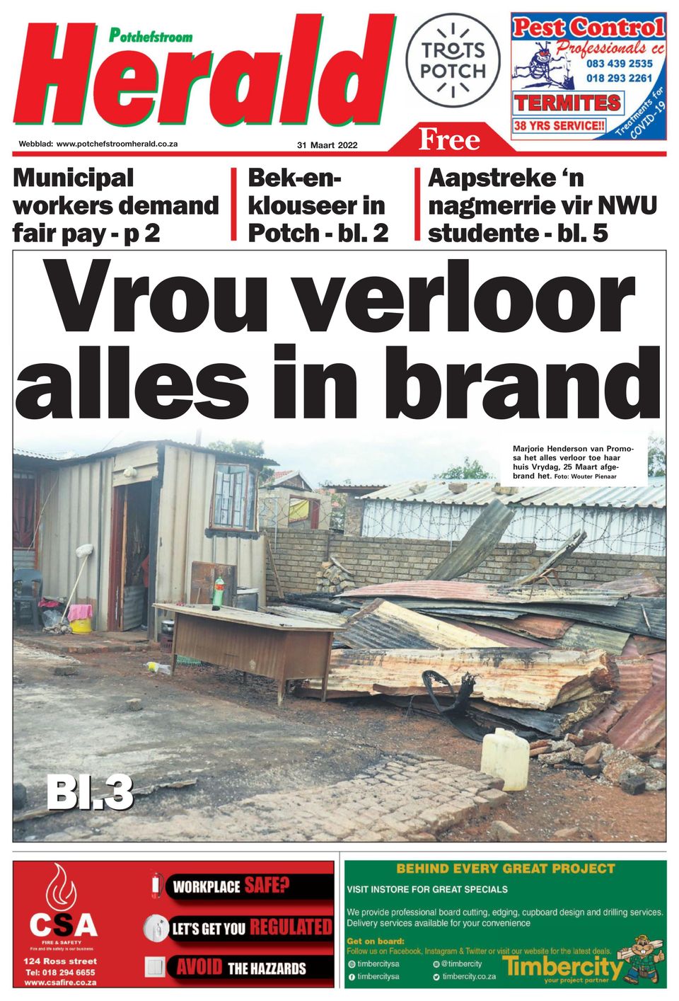 Get digital access to Potchefstroom Herald - March 31, 2022 issue ...