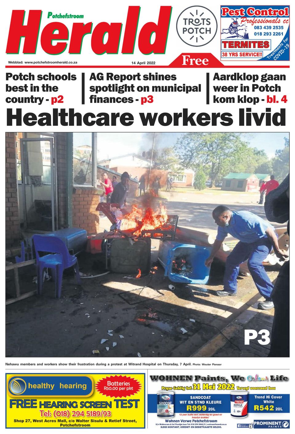 Potchefstroom Herald-April 14, 2022 Newspaper - Get your Digital Subscription