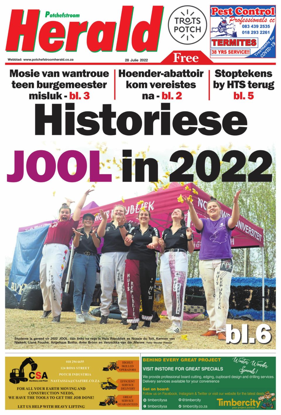 Get digital access to Potchefstroom Herald - July 28, 2022 issue | Magzter.com