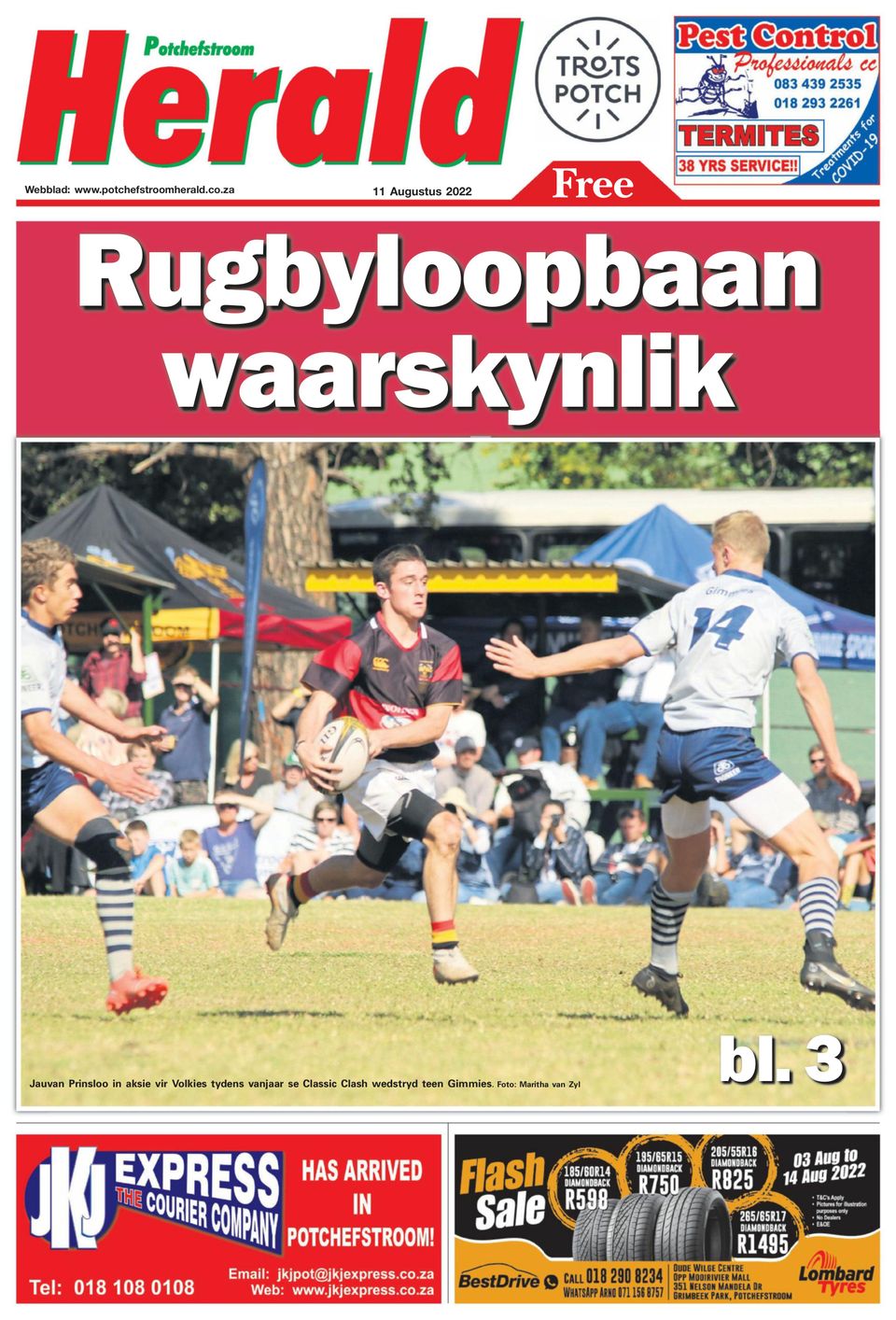 Potchefstroom Herald-August 11, 2022 Newspaper