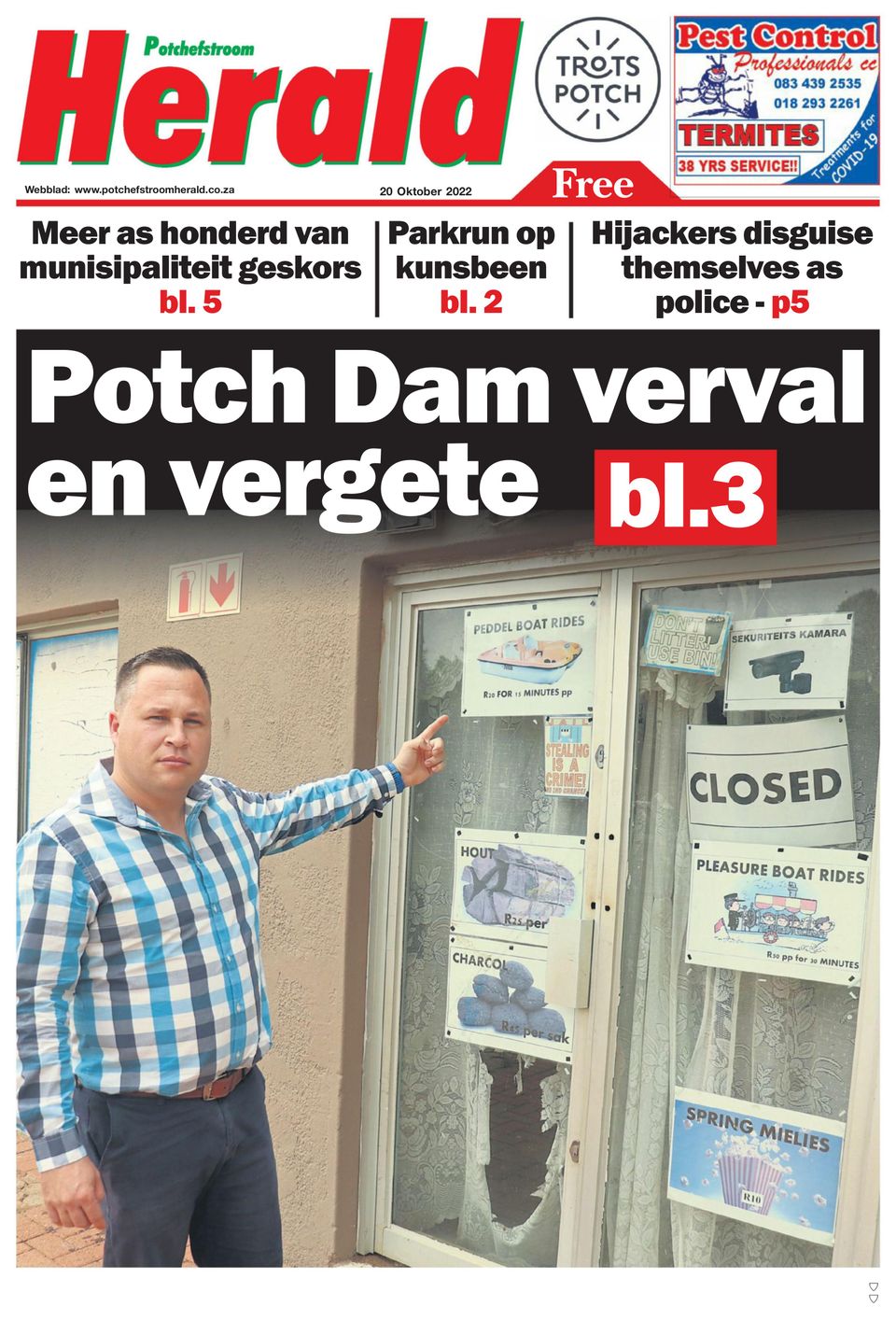 Potchefstroom Herald-October 20, 2022 Newspaper
