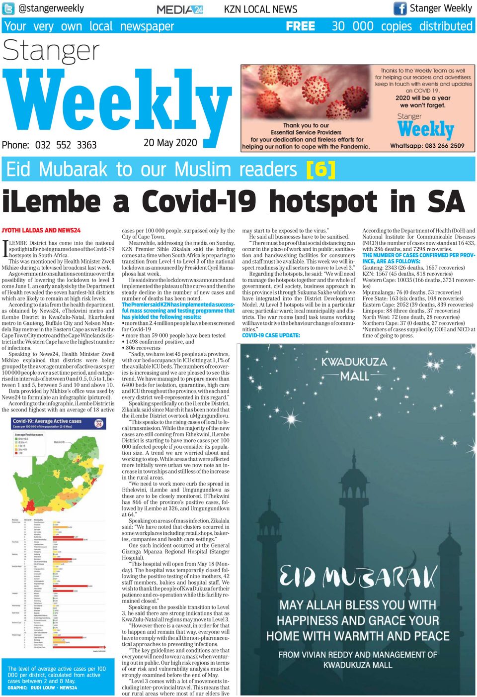 Stanger Weekly-May 20, 2020 Newspaper - Get your Digital Subscription