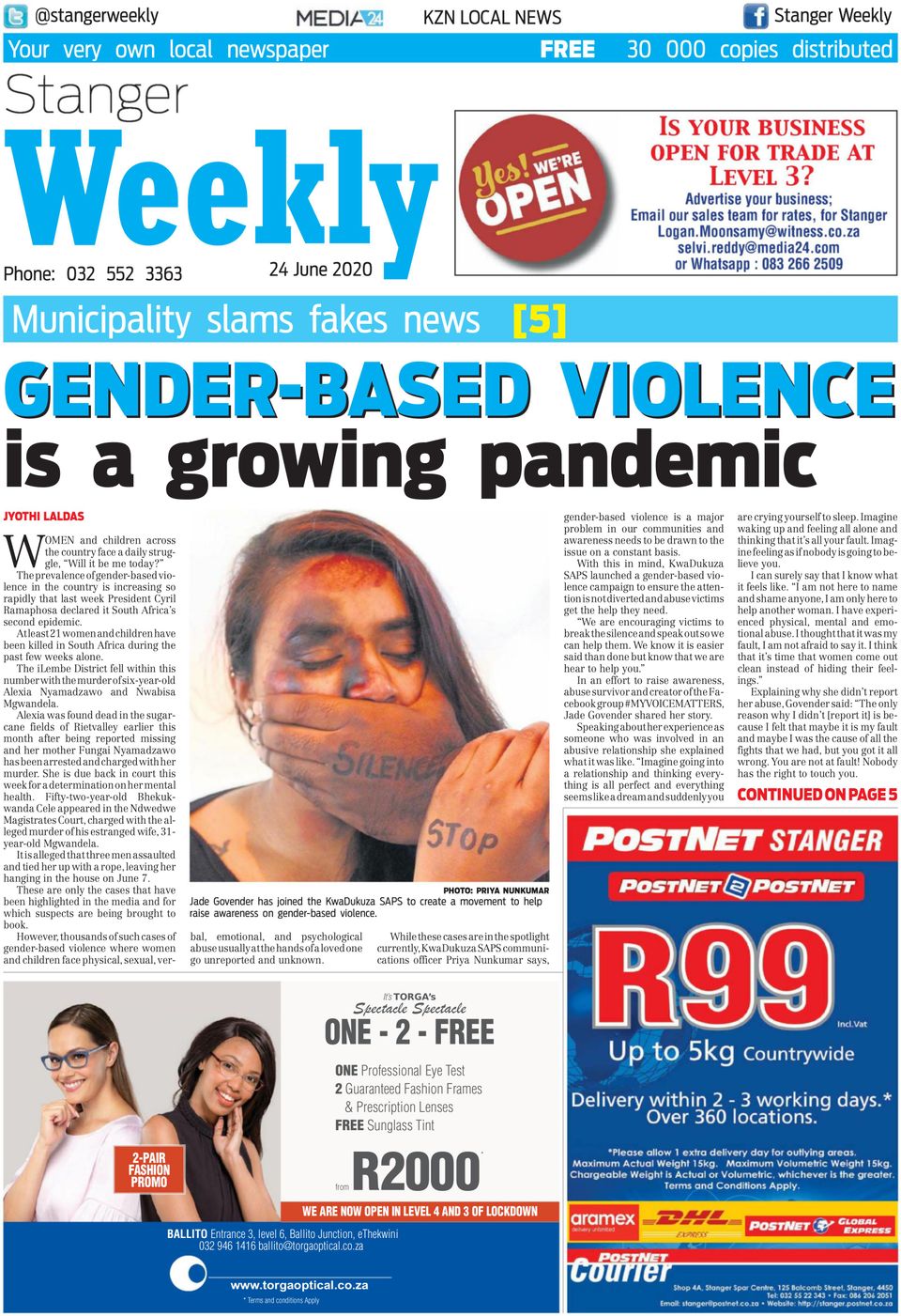Get digital access to Stanger Weekly - June 24, 2020 issue | Magzter.com